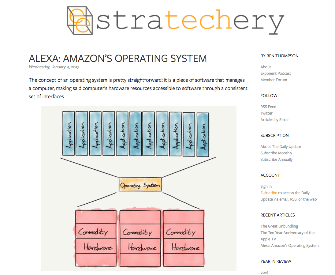 Amazon hat auch ein Betriebssystem, es heisst Alexa - andreasvongunten.com